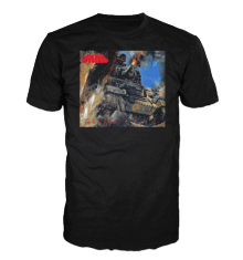 Tank Merchandise, Short Sleeve T-Shirt, Giant Back Patch, Standard ...