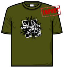 Government Issue Merchandise, Short Sleeve T-Shirt